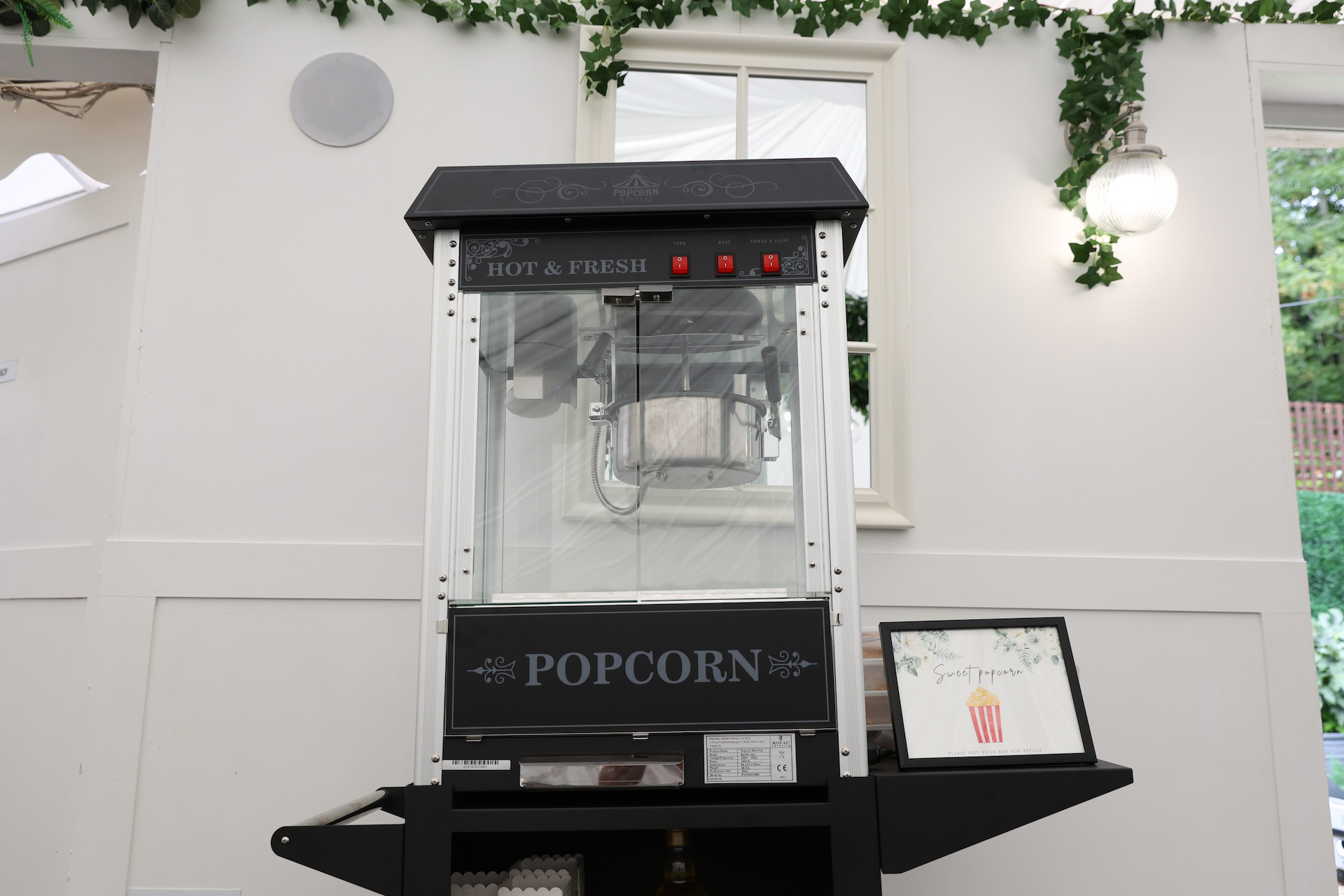 Popcorn Cart Hire | Watford, Hertfordshire